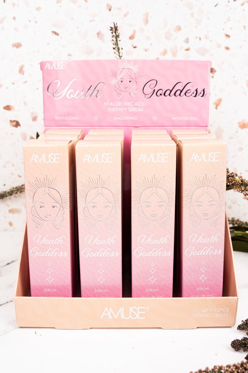 Amuse Youth Goddess Hyaluronic Acid Therapy Serum 12 Piece Display | Wholesale Accessory Market