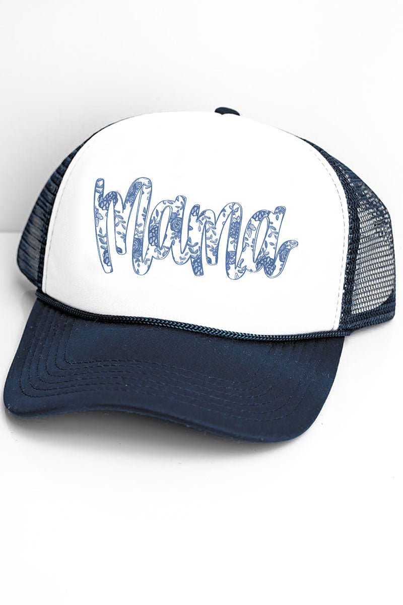 Willow Script Mama Foam Mesh Back Trucker Cap | Wholesale Accessory Market