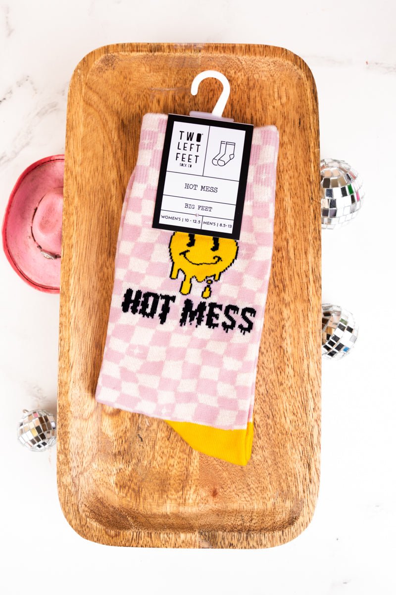 One Pair of Large Hot Mess Socks | Wholesale Accessory Market