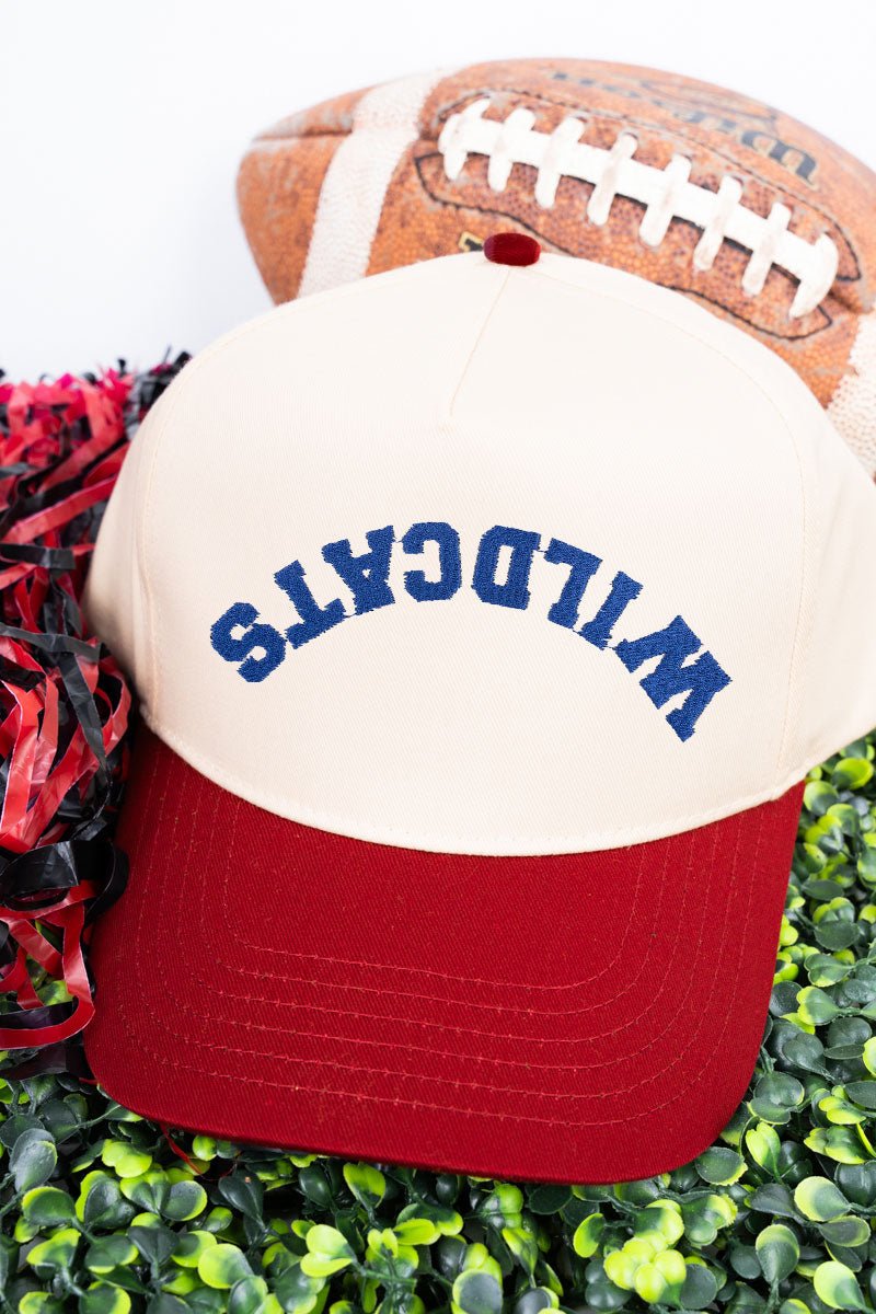 Upside Down Custom Mascot Embroidered Five Panel Twill Cap | Wholesale ...