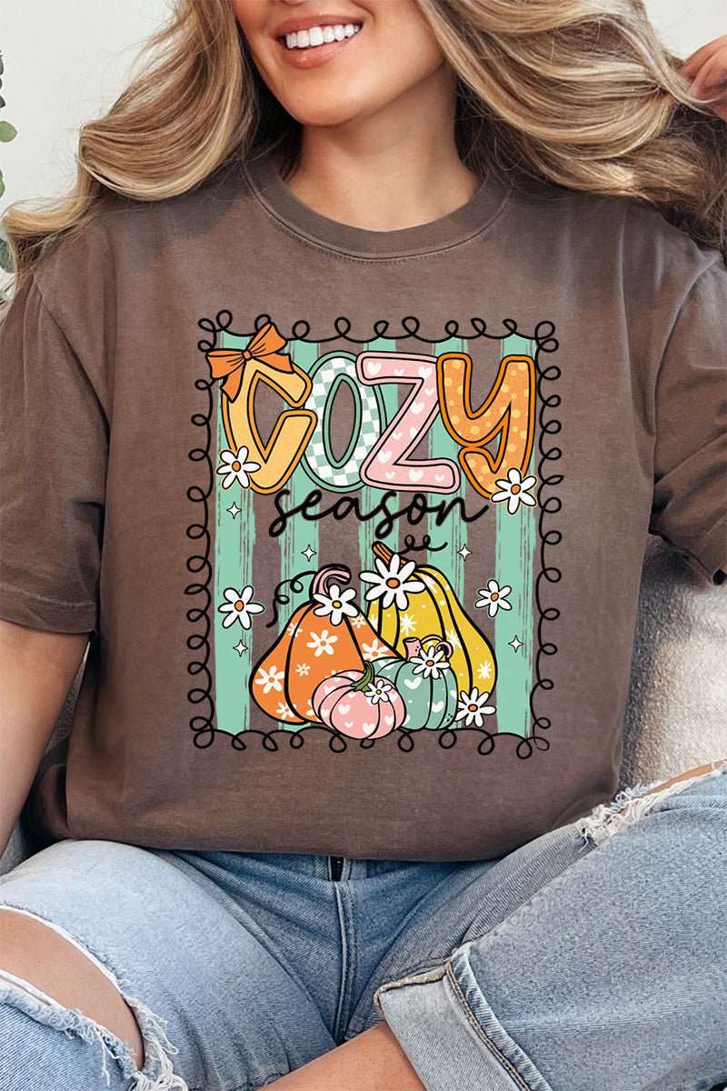 Cozy Season Swirl Comfort Colors Adult Ring-Spun Cotton Tee| Wholesale ...