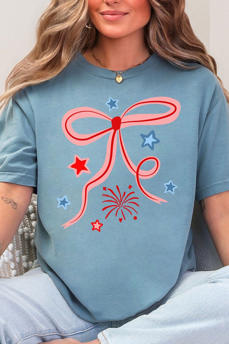 Patriotic Pop Coquette Comfort Colors Adult Ring-Spun Cotton Tee ...
