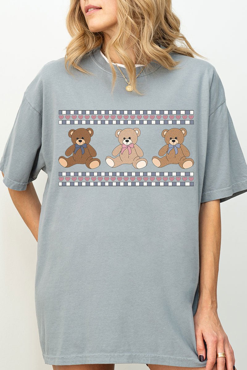Tiny Teddy Trio Comfort Colors Adult Ring-Spun Cotton Tee | Wholesale ...