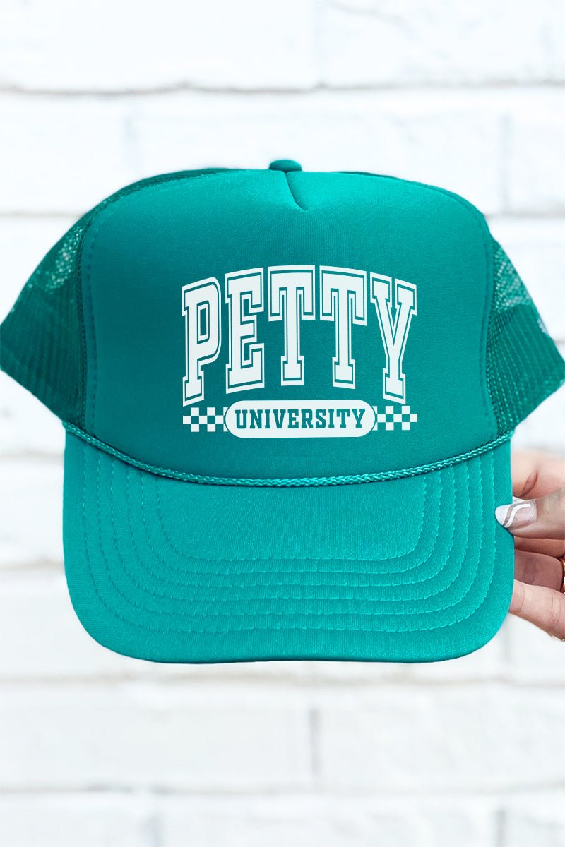 Petty University Otto Jade Foam Front Trucker Hat | Wholesale Accessory ...