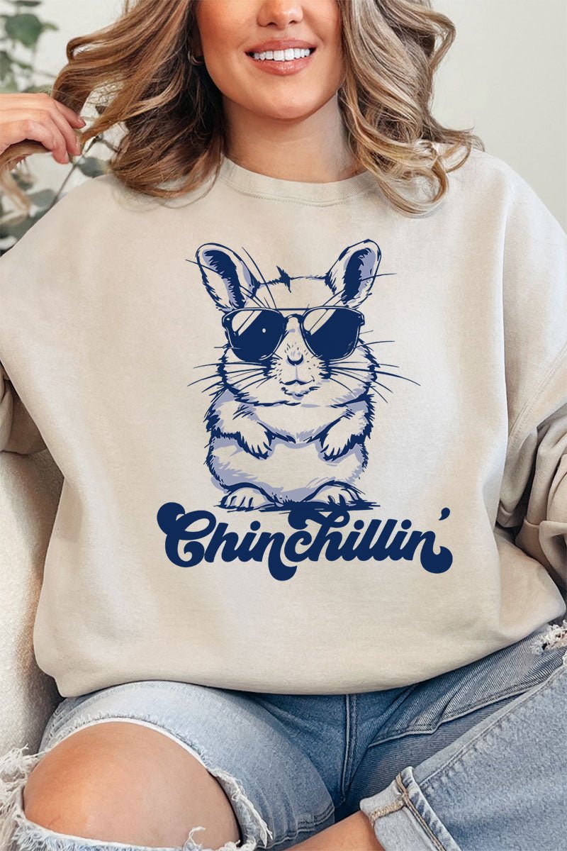 Chinchillin' Unisex NuBlend Crew Sweatshirt | Wholesale Accessory Market