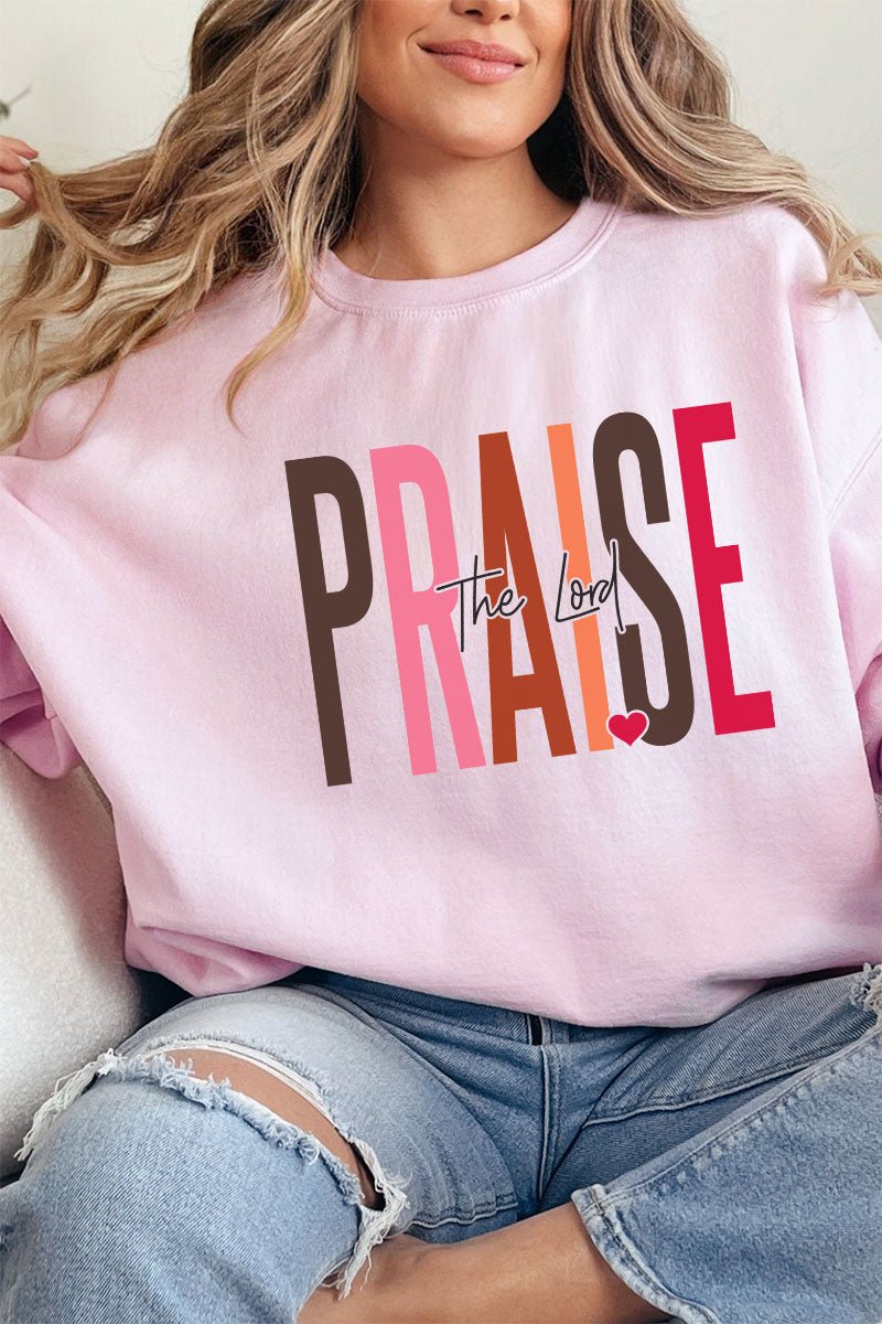 Colorblock Praise The Lord Unisex NuBlend Crew Sweatshirt | Wholesale ...