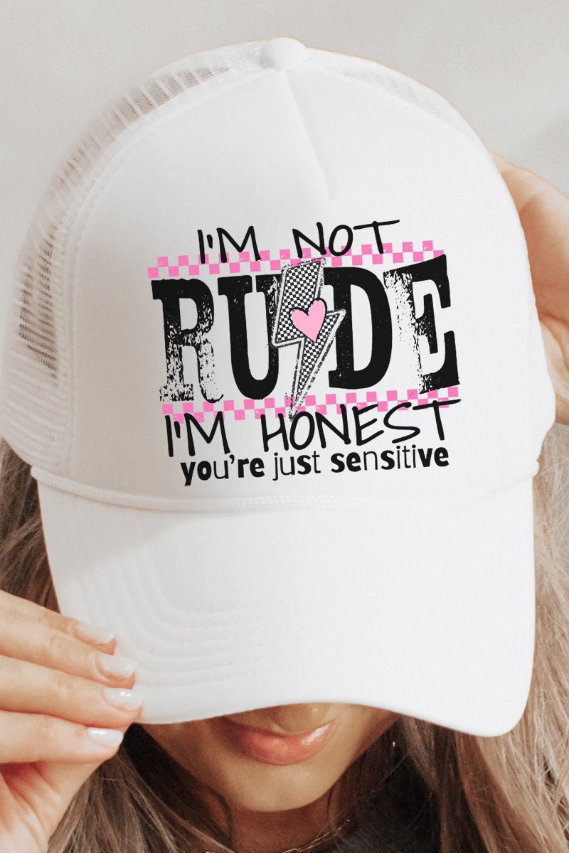 Honesty Overload Foam Mesh Back Trucker Cap | Wholesale Accessory Market