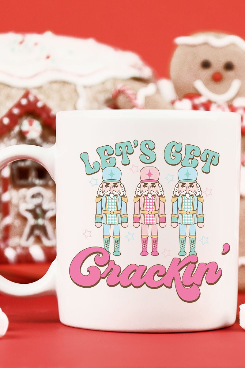 Christmas Let's Get Crackin' Ceramic Mug | Wholesale Accessory Market
