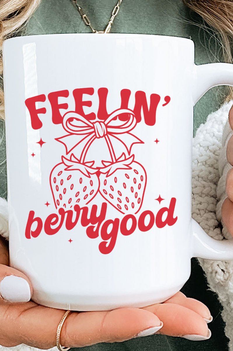 Feelin' Berry Good Ceramic Mug | Wholesale Accessory Market