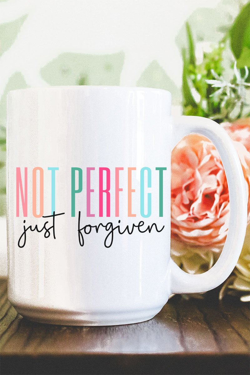 Not Perfect Just Forgiven Ceramic Mug| Wholesale Accessory Market