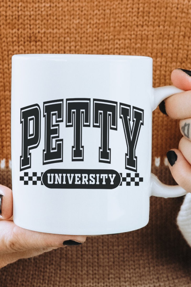 Petty University Ceramic Mug | Wholesale Accessory Market