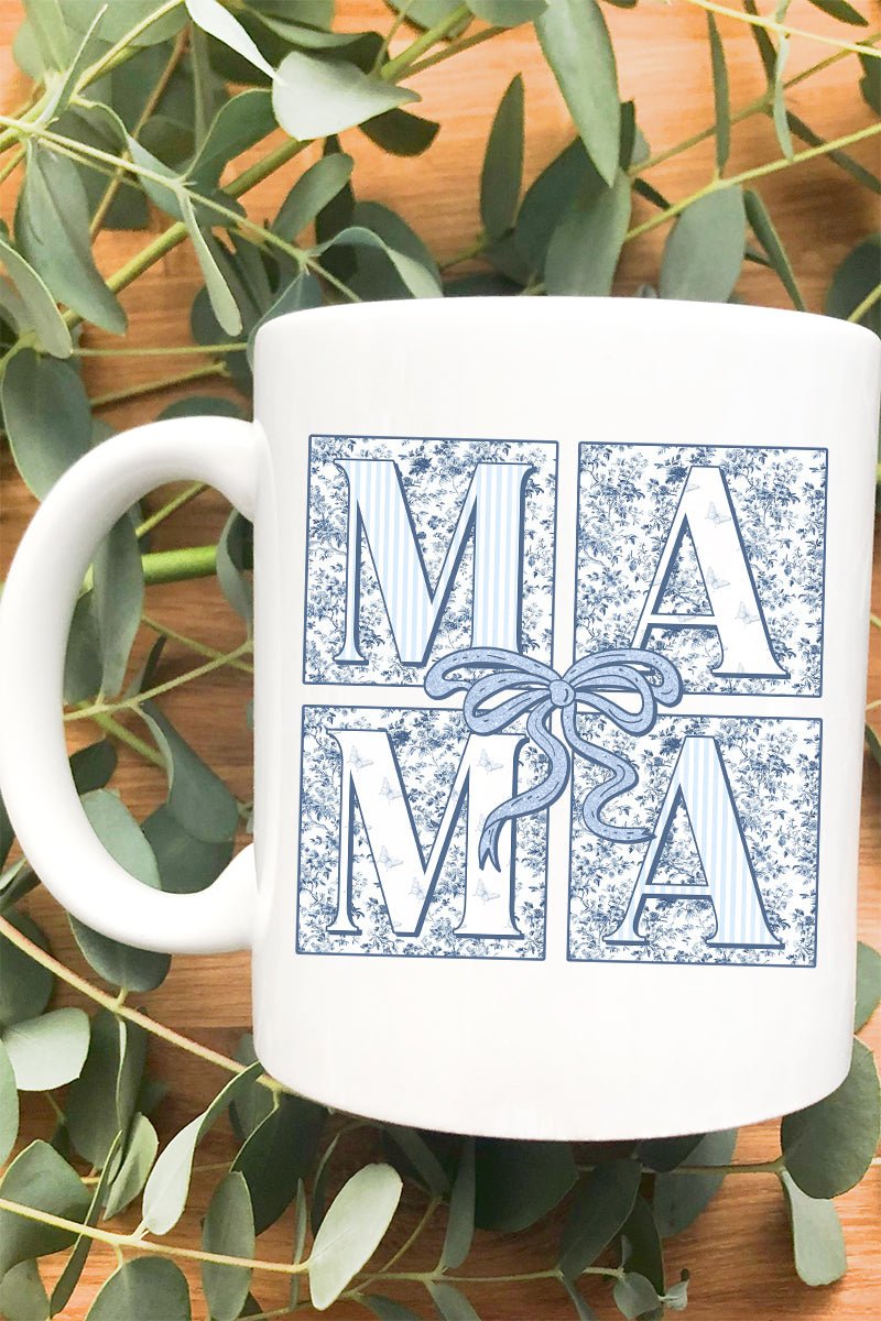 Preppy Blue Mama Ceramic Mug | Wholesale Accessory Market