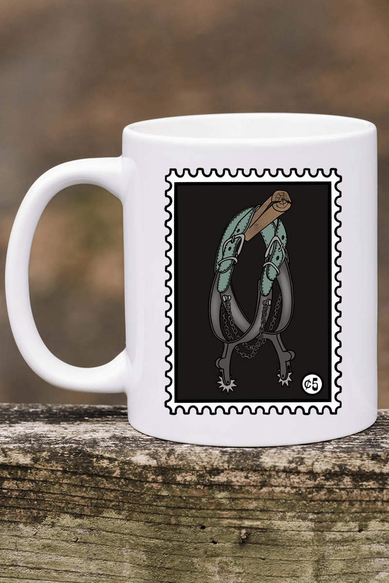 Spur Stamp Ceramic Mug | Wholesale Accessory Market