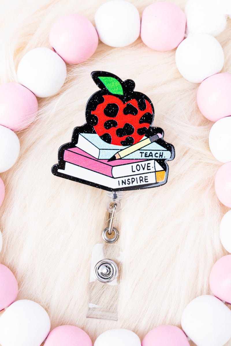 Teach Love Inspire Badge Reel | Wholesale Accessory Market