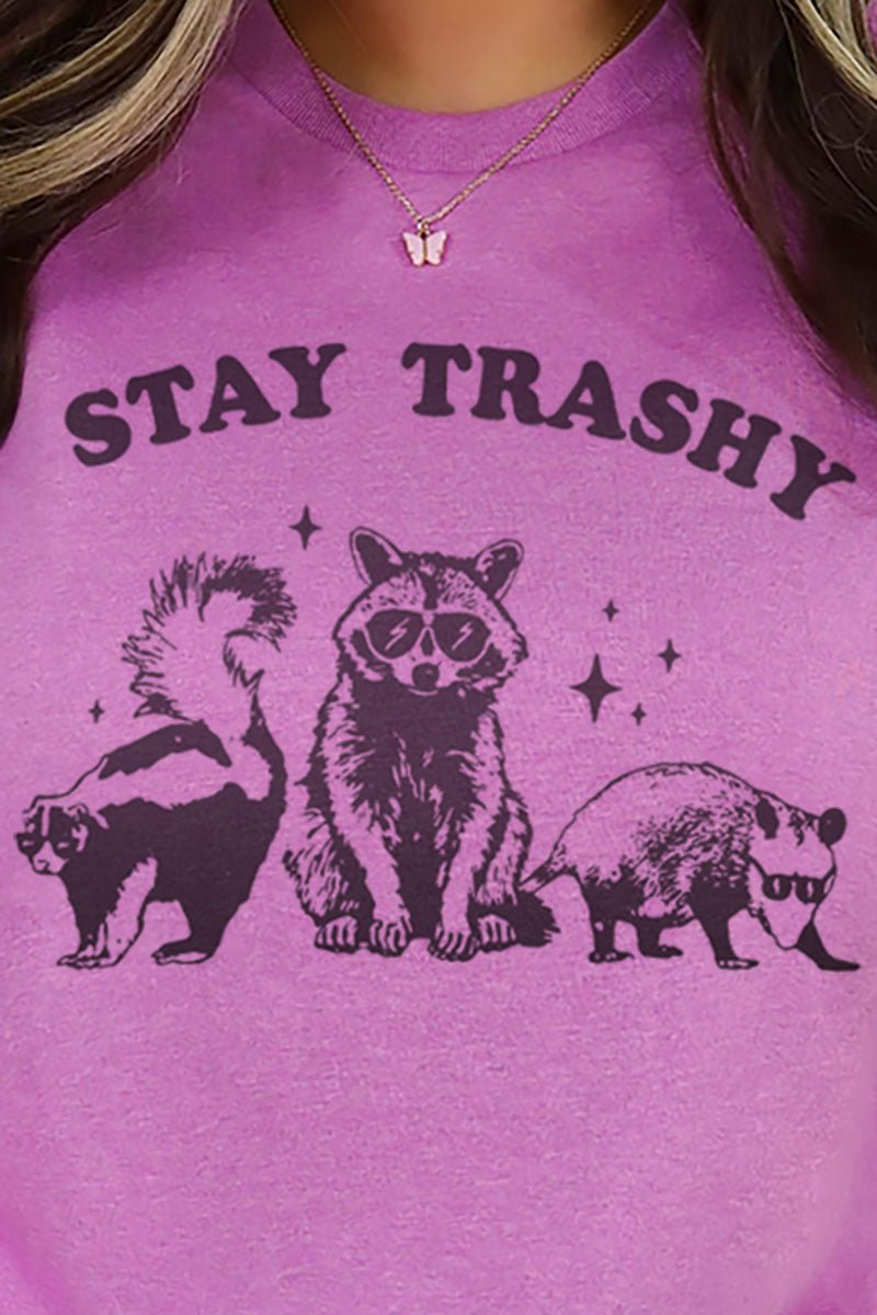 Stay Trashy Softstyle Adult T-Shirt | Wholesale Accessory Market