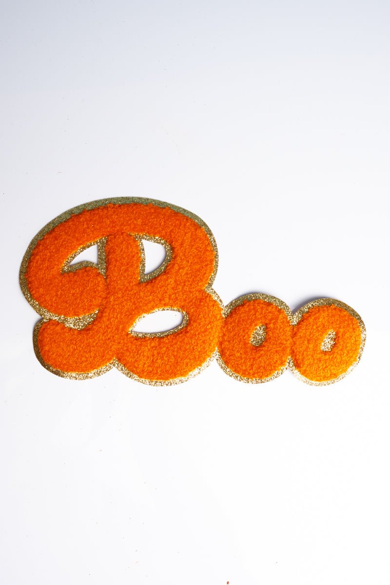 Boo Large Chenille Patch | Wholesale Accessory Market
