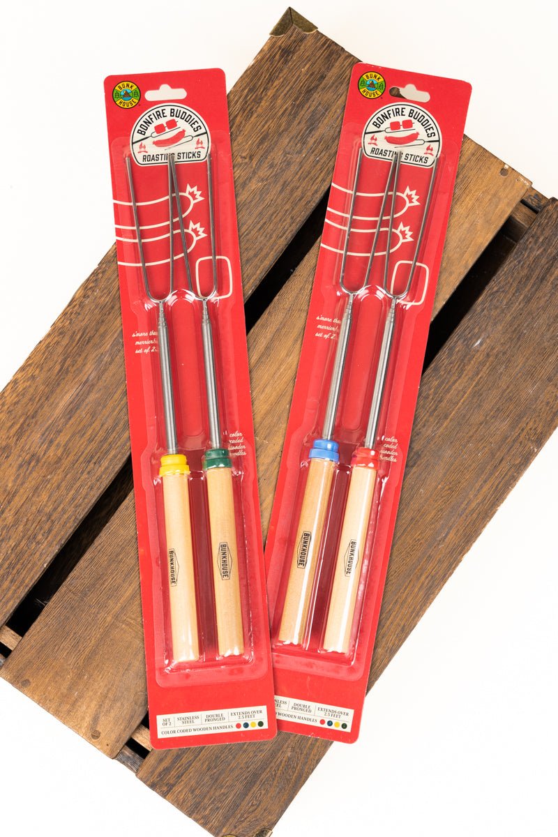One Bonfire Buddies 2 Pack Roasting Sticks - SHIPS ASSORTED | Wholesale ...