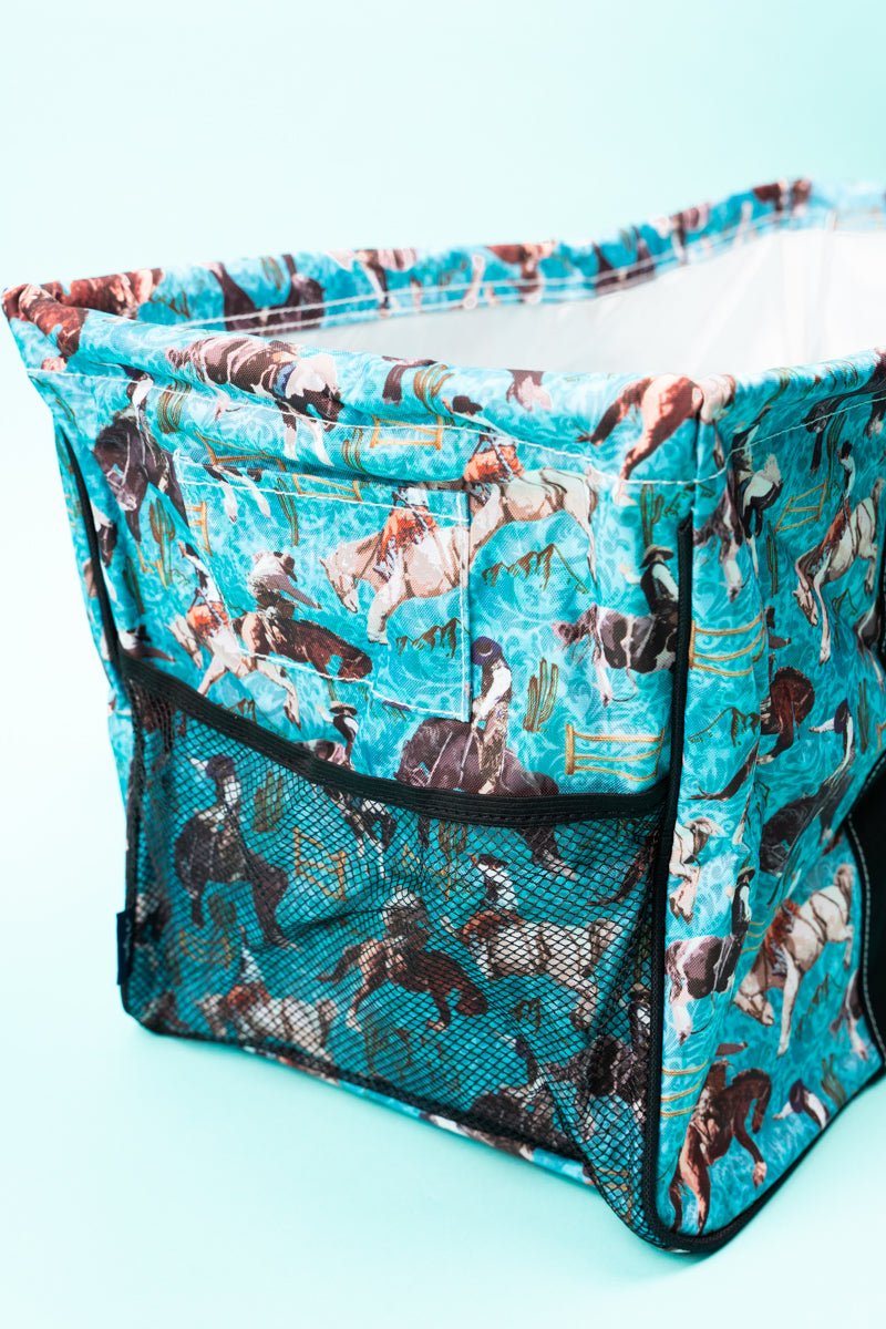 Blue Ridge Rodeo Collapsible Haul-It-All Basket with Mesh Pockets ...