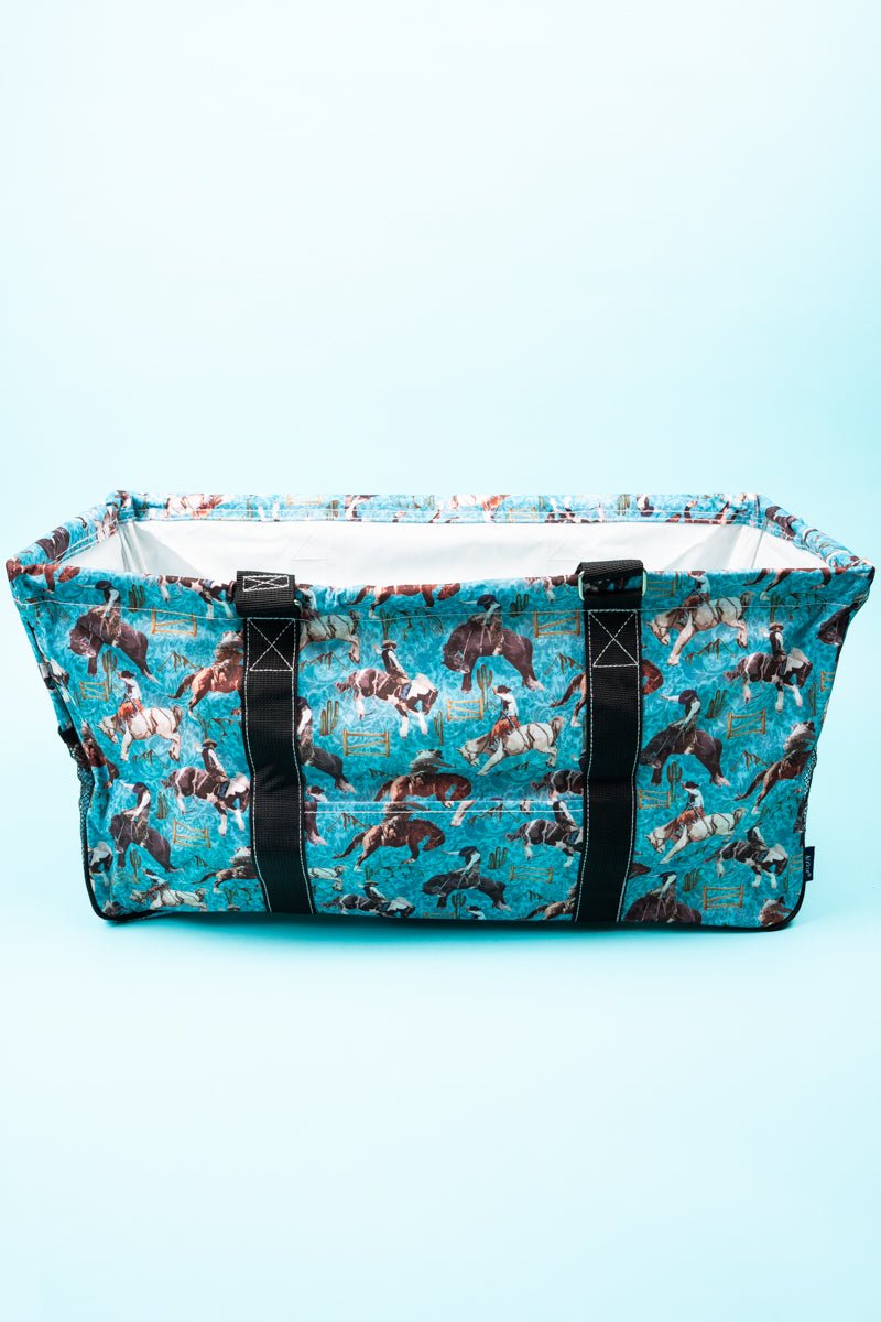 Blue Ridge Rodeo Collapsible Haul-It-All Basket with Mesh Pockets ...