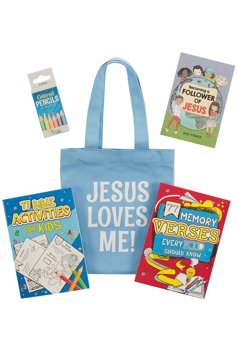 Blue Jesus Loves Me Church Activity Kit for Kids | eWAM – Wholesale ...