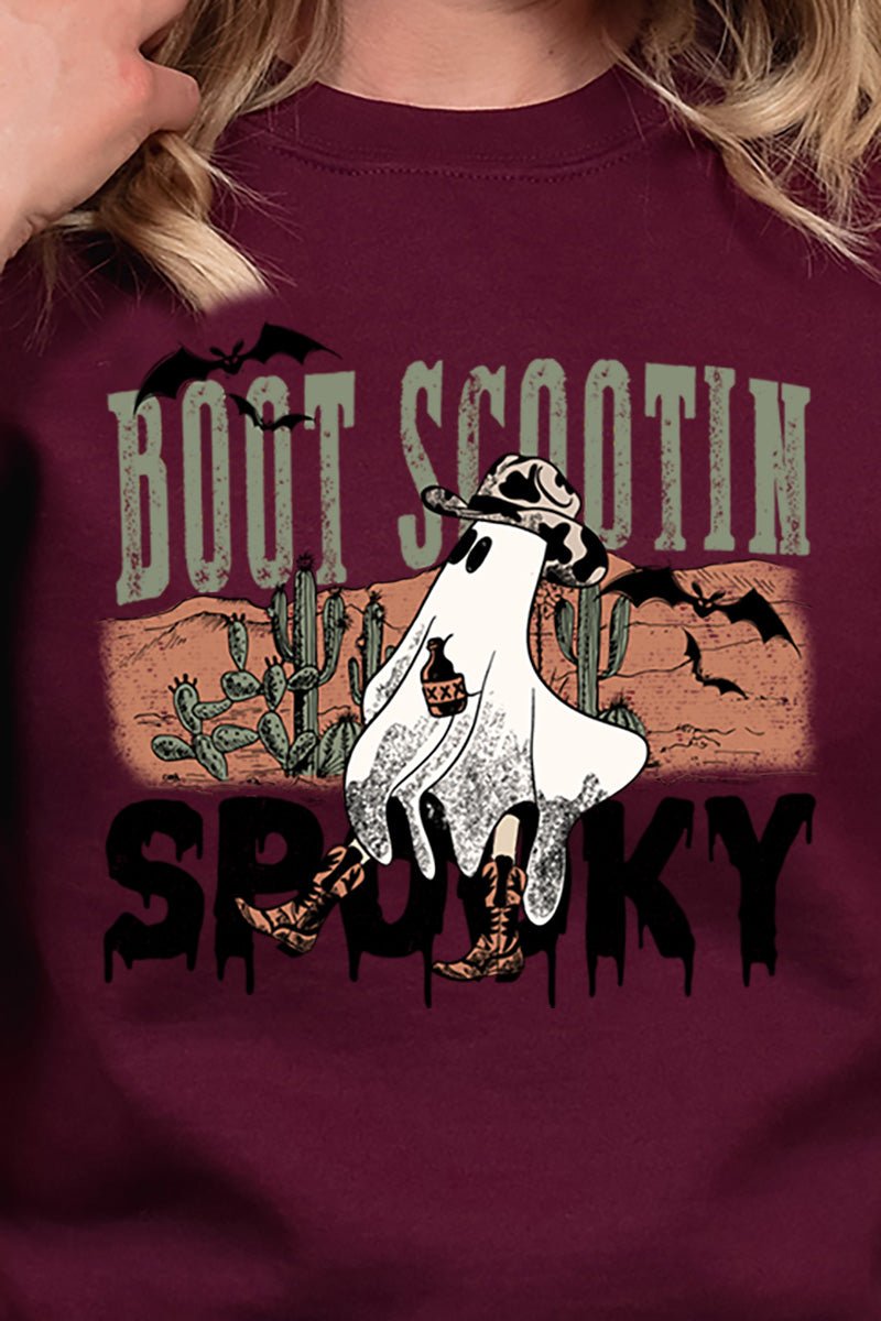 Boot Scootin Spooky Heavy-weight Crew Sweatshirt | Wholesale Accessory ...