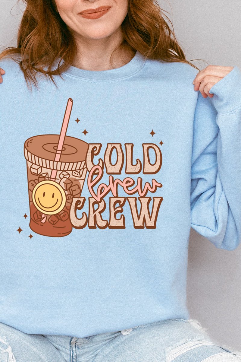 Cold Brew Crew Heavy-weight Crew Sweatshirt | Wholesale Accessory Market