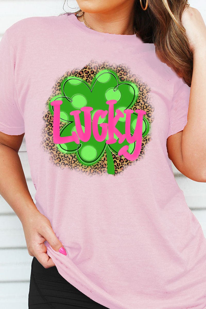 Lucky Leopard Unisex Blend Tee | Wholesale Accessory Market