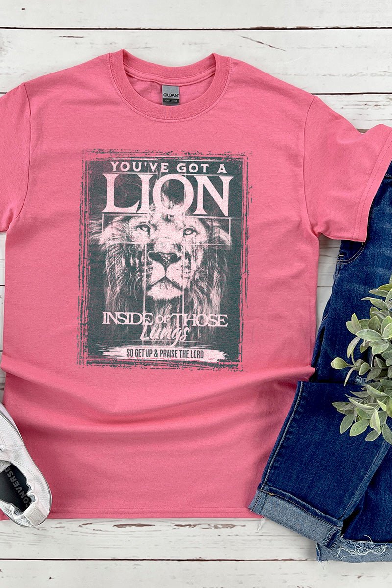 Lion Inside Those Lungs Dri-Power 50/50 Tee | Wholesale Accessory Market
