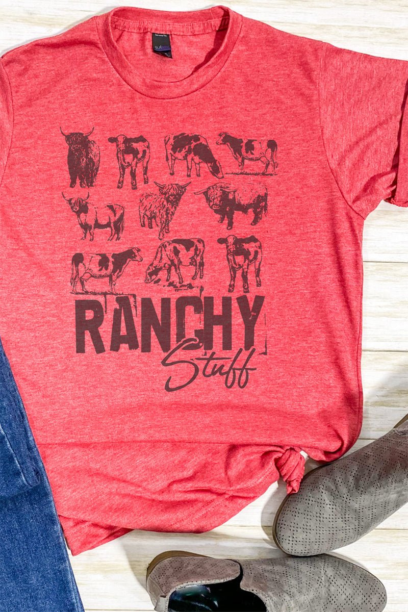 Ranchy Stuff Unisex Poly-Rich Blend Tee | Wholesale Accessory Market