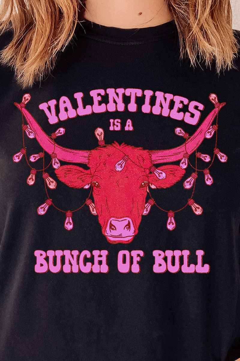 Bunch Of Bull Valentines Unisex Dri-Power Long-Sleeve 50/50 Tee ...