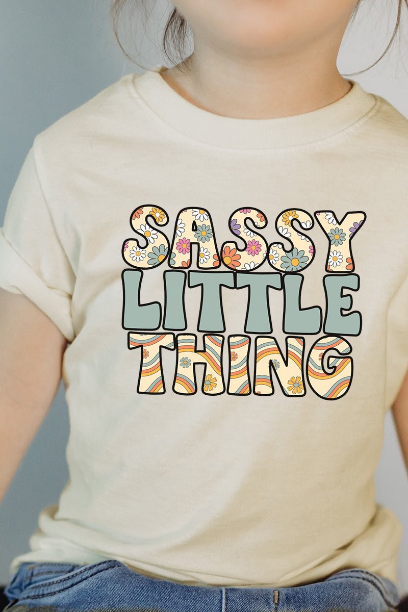 Toddler Sassy Little Thing Fine Jersey Tee | Wholesale Accessory Market