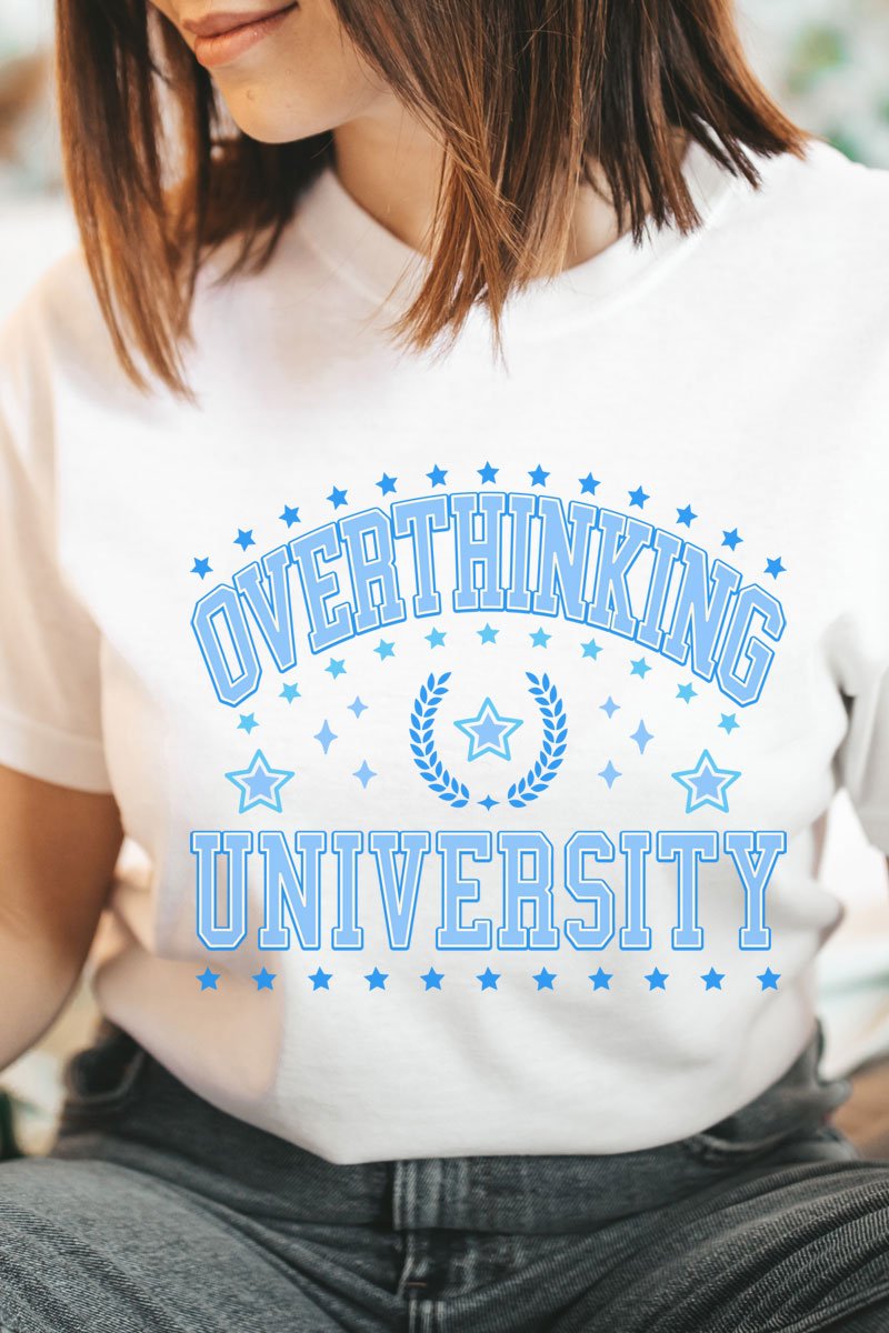 Overthinking University Short Sleeve Relaxed Fit T-Shirt | Wholesale ...