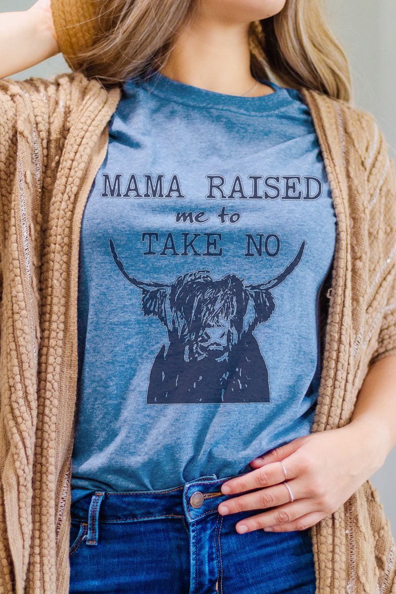 Mama Raised Me Softstyle Adult T-Shirt | Wholesale Accessory Market