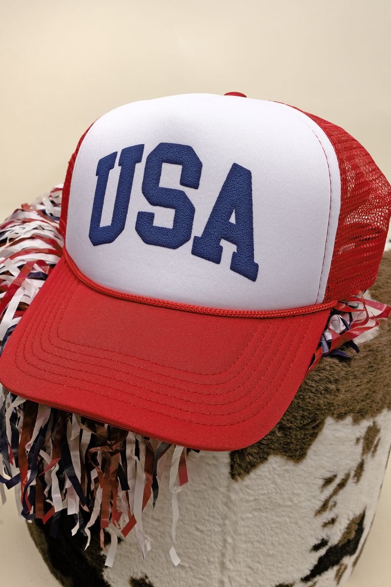 Royal USA Puff Vinyl Foam Mesh Back Trucker Cap | Wholesale Accessory ...