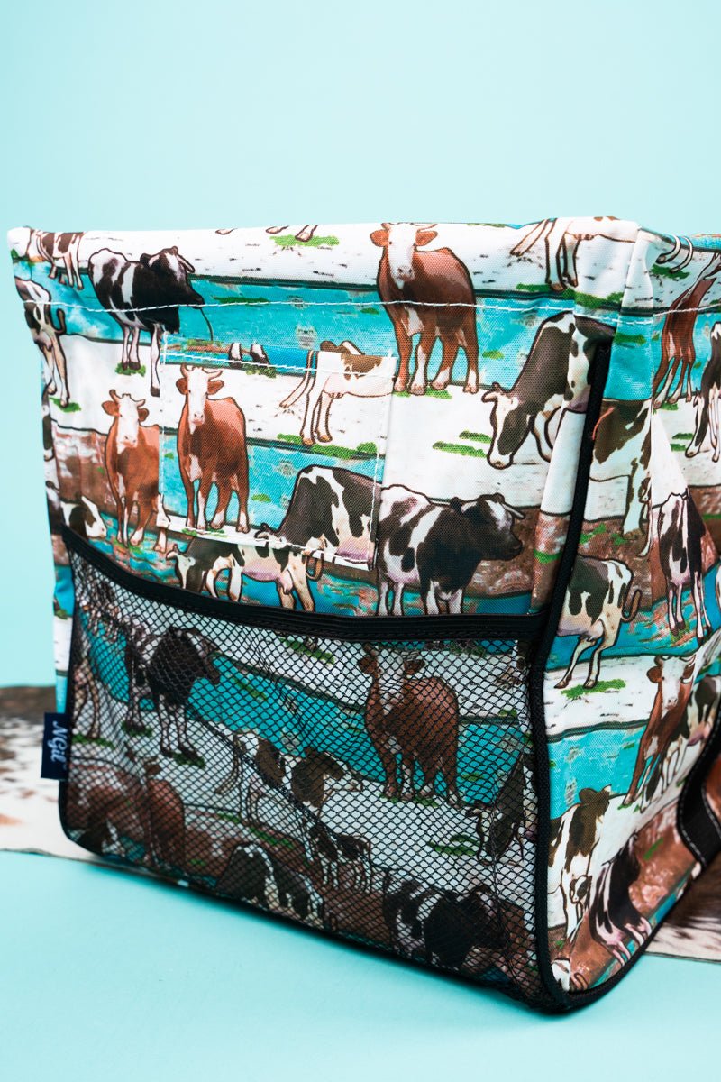 Have You Herd Collapsible Haul-It-All Basket with Mesh Pockets ...