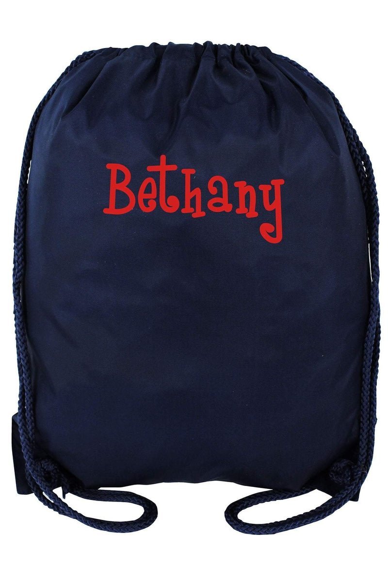 Navy Blue Drawstring Backpack #8881-NAVY | Wholesale Accessory Market