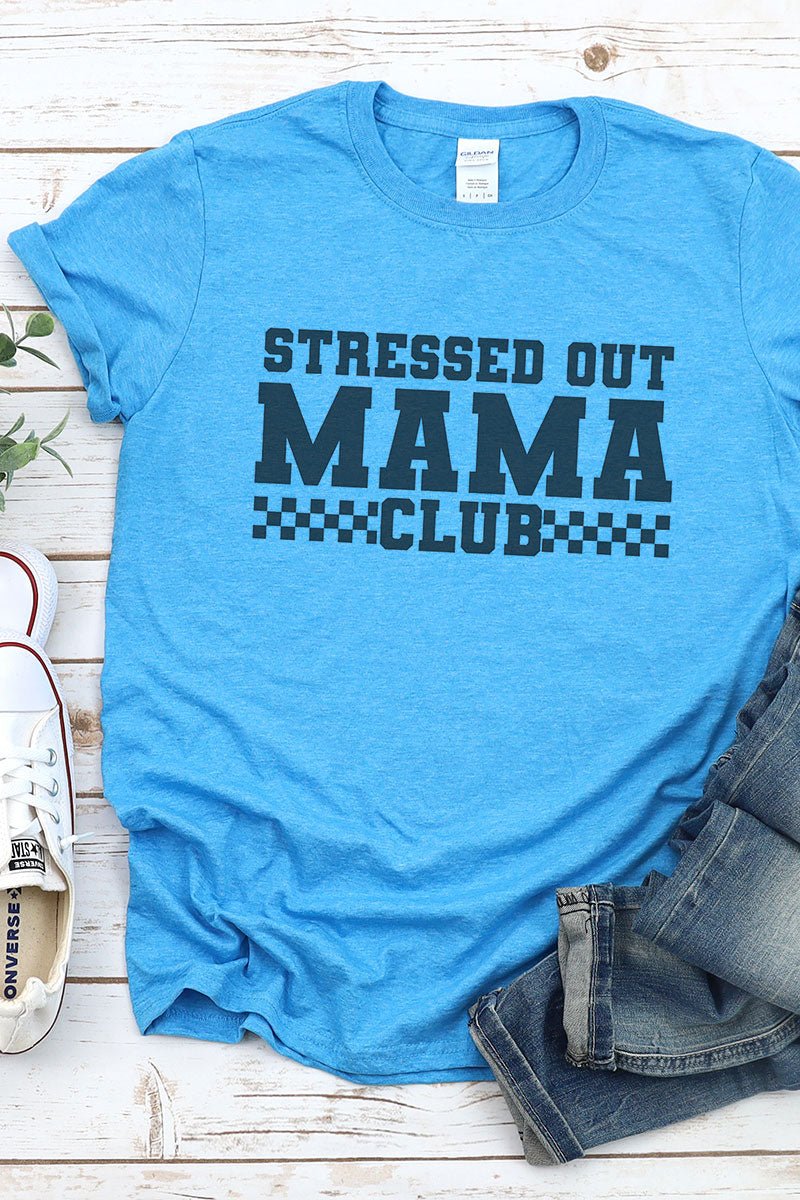 Stressed Out Mama Club Softstyle Adult T-Shirt | Wholesale Accessory Market