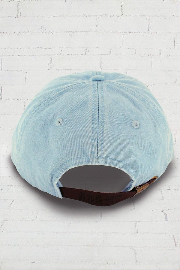 Washed Light Blue Baseball Cap #LP101 | Wholesale Accessory Market