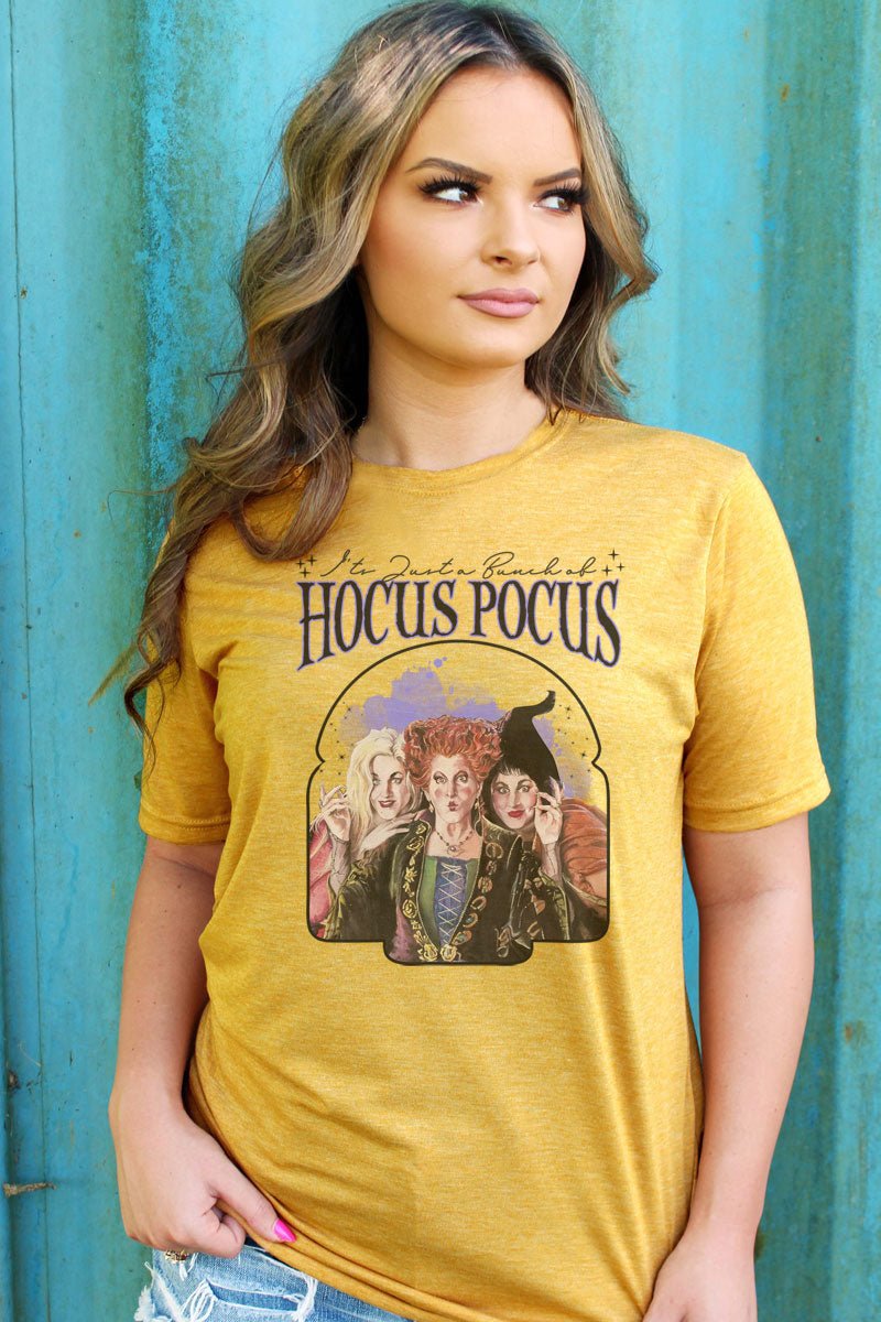 Watercolor Hocus Pocus Poly/Cotton Tee | Wholesale Accessory Market